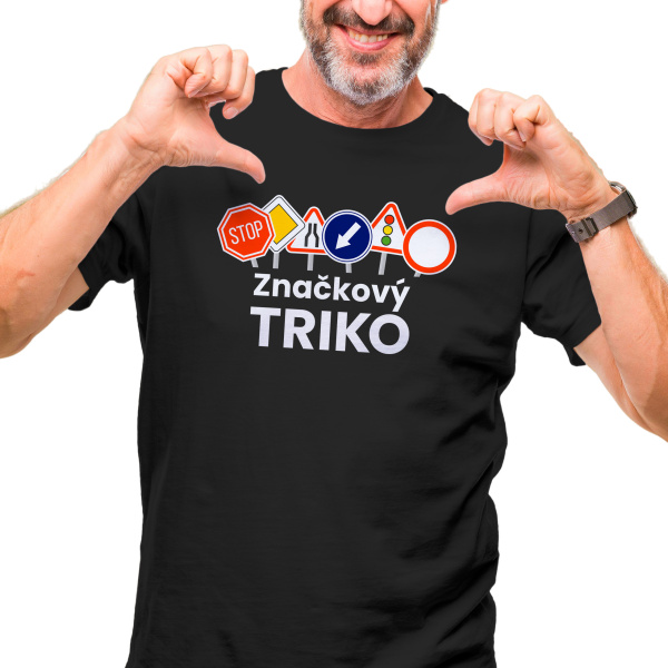 Pánské tričko s potiskem “Značkový triko” | Manboxeo.cz