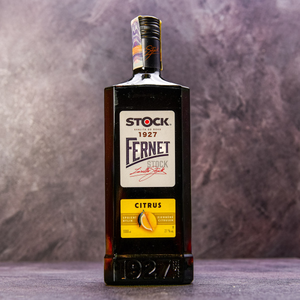 Fernet Stock Citrus 27%, 1 l | Manboxeo.cz